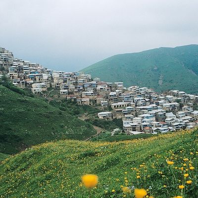 Expedition to Dagestan for advanced, with a horse climbing on "pyramid ...